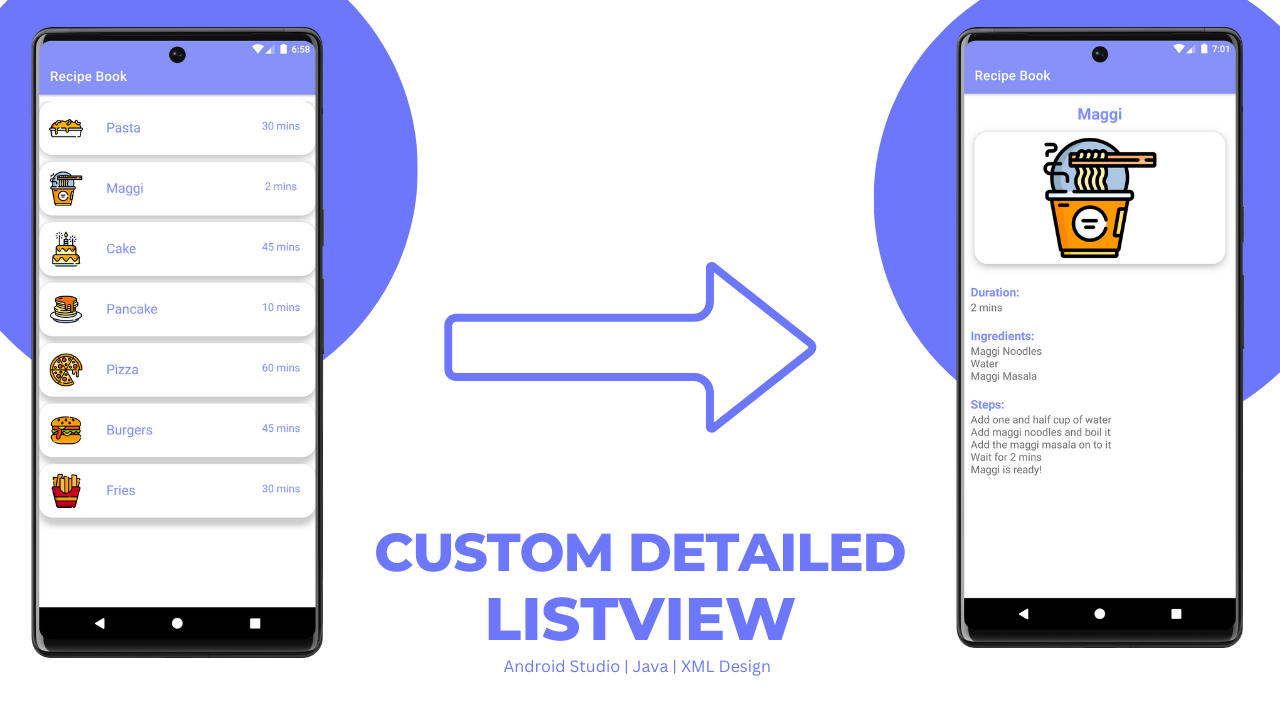 Custom ListView in Android Studio using Java - Easy 7 Steps - Android Knowledge