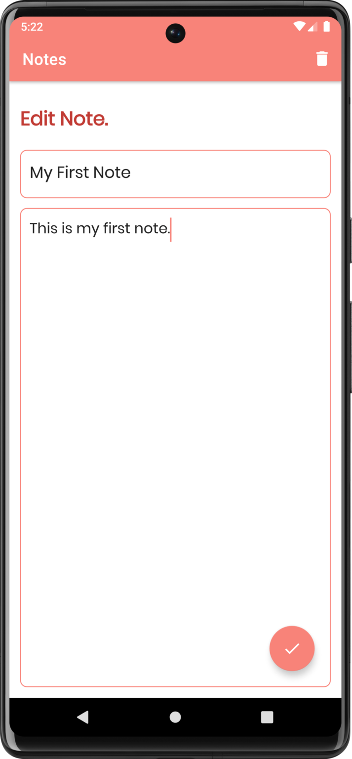 The Notes App - Prerequisites & XML Design - Android Knowledge